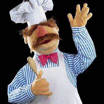 "The Swedish chef bork " Sticker for Sale by World-art-4-u | Redbubble