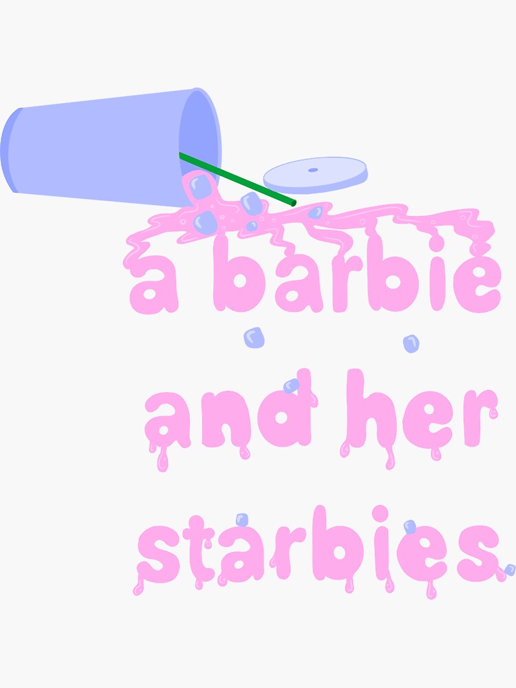 Pegatina «Starbucks Design “Una Barbie y sus Starbies”» de artttbysar ...