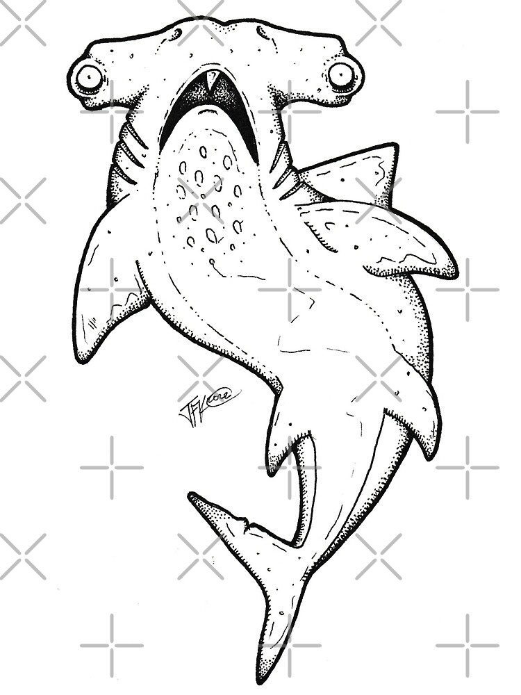 "Derpy Hammerhead Shark" Poster for Sale by Neuraljac | Redbubble