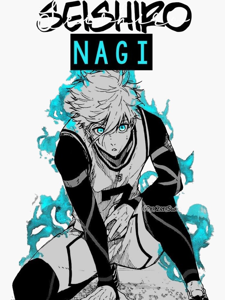 "Blue lock nagi" Sticker for Sale by sunwukong-sage | Redbubble