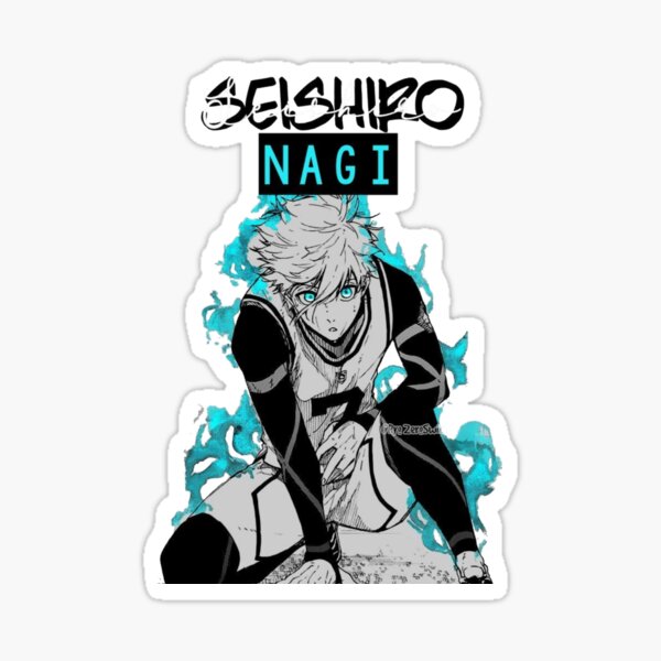 "Blue lock nagi" Sticker for Sale by sunwukong-sage | Redbubble
