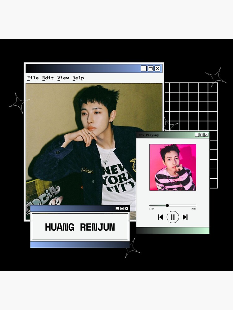 "Renjun design (computer inspired)" Sticker for Sale by Kpopallnight ...