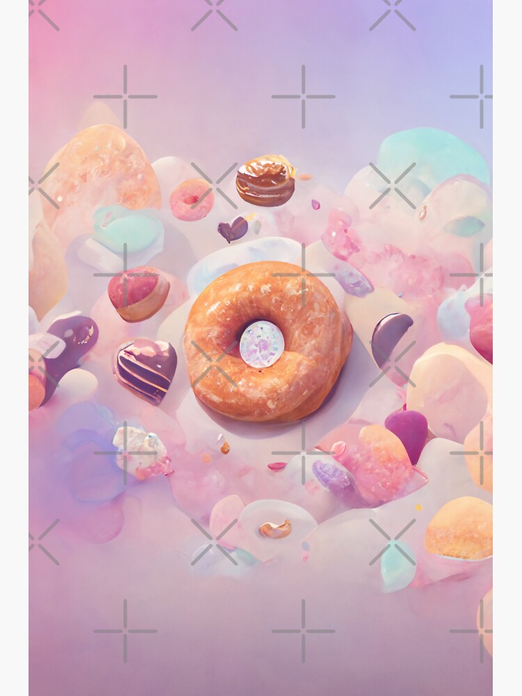 "dozydonut donut heaven" Sticker for Sale by dozydonut | Redbubble