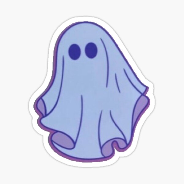 "spooky halloween ghost" Sticker for Sale by PrythiansCourt | Redbubble