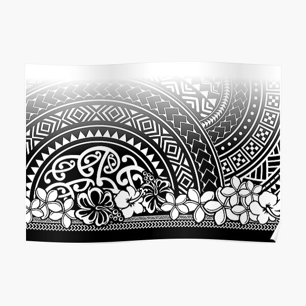 "Maori Polynesian design" Poster for Sale by D4mon | Redbubble