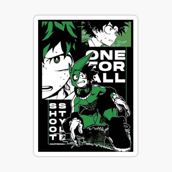 "Deku my hero academia " Sticker for Sale by sunwukong-sage | Redbubble