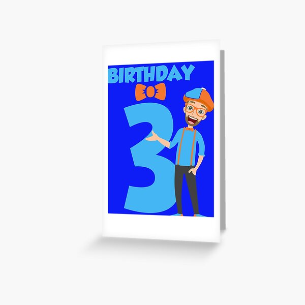 "Blippi" Greeting Card for Sale by aimanmesleh | Redbubble