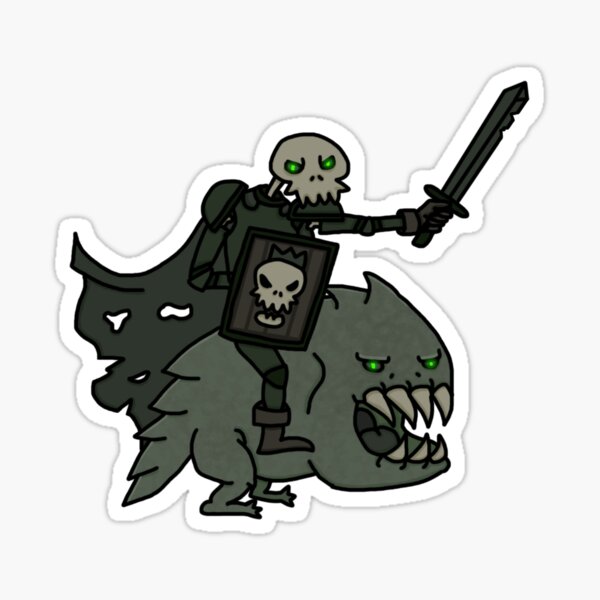 "Skeletal Warrior" Sticker for Sale by JSGB | Redbubble