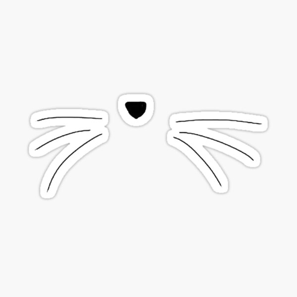 "Whiskers" Sticker for Sale by daniellekenedy | Redbubble