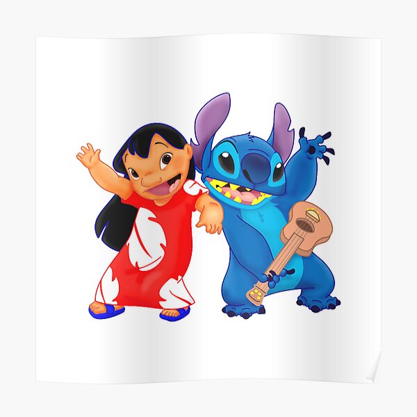 "Lilo and stitch singing" Poster for Sale by ayoubaityacoub | Redbubble
