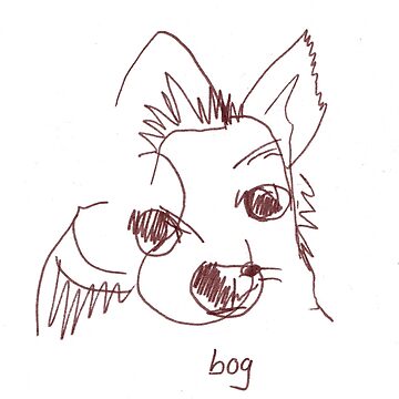"Bog Sketch 4 (Blind Contour Drawing)" Sticker for Sale by TomuAri ...