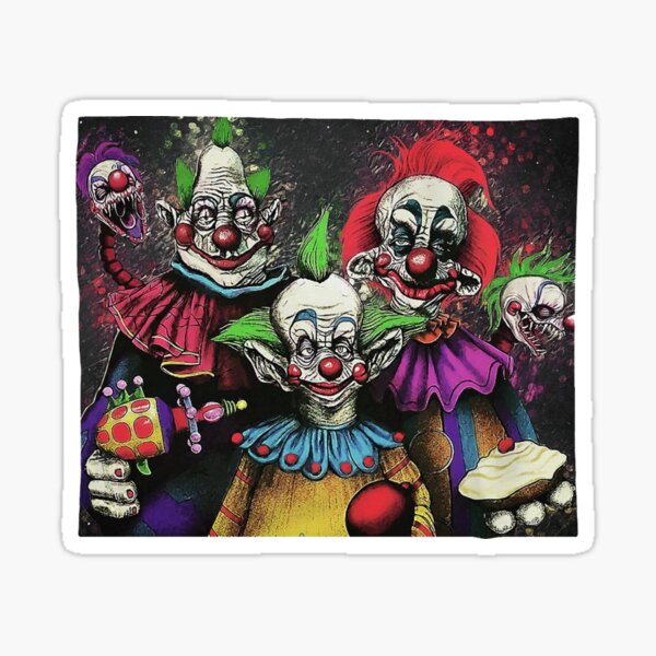 "Killer Clowns From Outer Space" Sticker for Sale by Freeman2022 ...