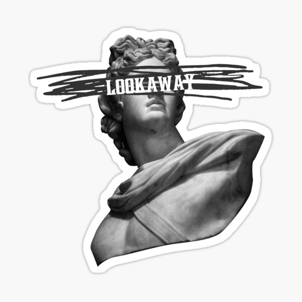 "Greek Statue Looking Away" Sticker for Sale by fatiak380 | Redbubble