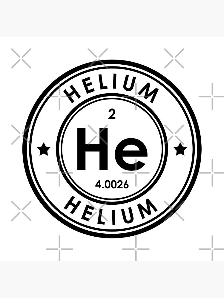 "Helium Element" Poster for Sale by Emllea | Redbubble