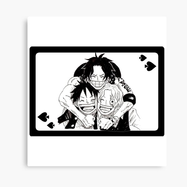 "one piece anime manga design of luffy and sabo and ace brothers ...