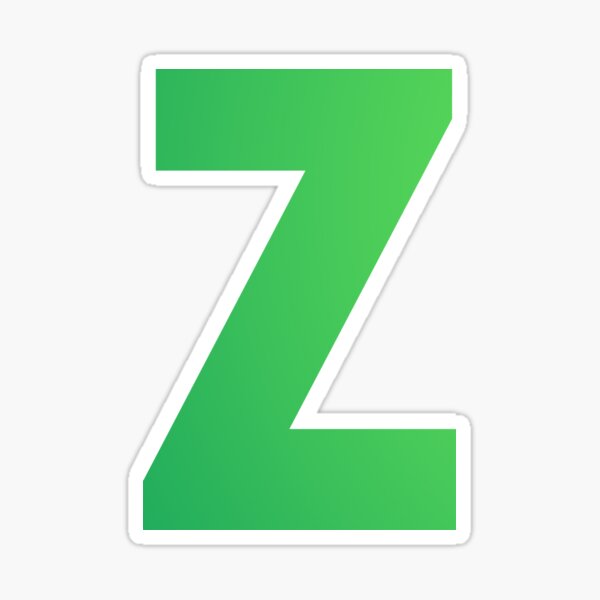 " UNIQUE Letter Z" Sticker for Sale by starfishstuff | Redbubble