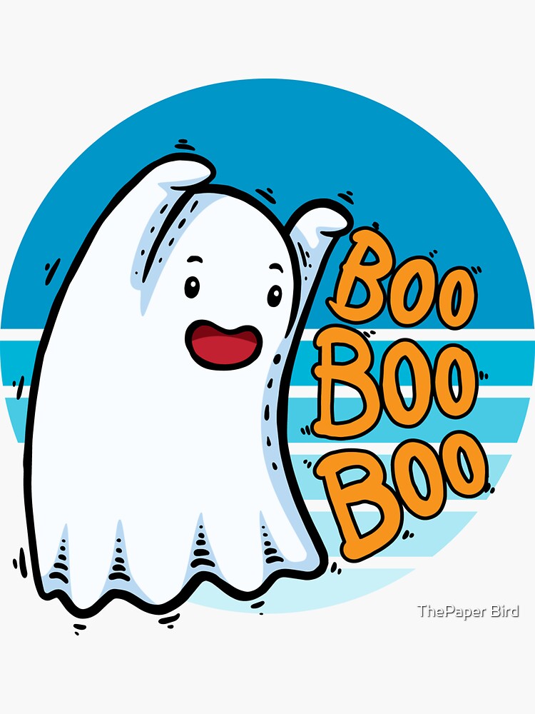 "boo,boo haw Halloween Horror ,Halloween boo haw" Sticker for Sale by ...
