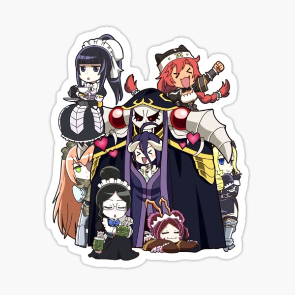 "Overlord Anime Chibi" Sticker for Sale by KobyWelch | Redbubble