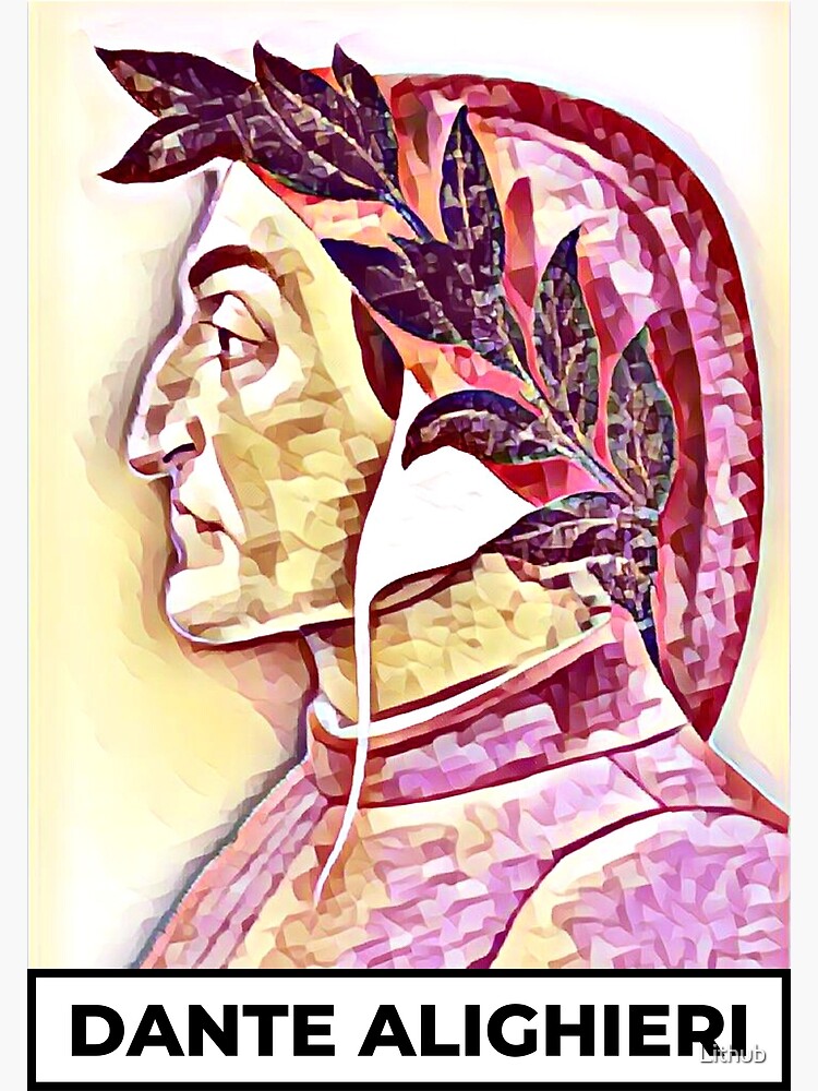 "Dante Art | Dante Portrait | Dante Alighieri Artwork " Poster for Sale ...