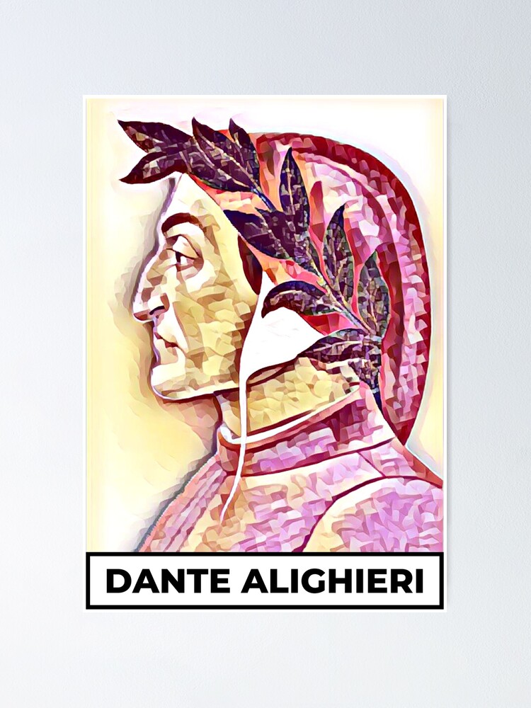 "Dante Art | Dante Portrait | Dante Alighieri Artwork " Poster for Sale ...