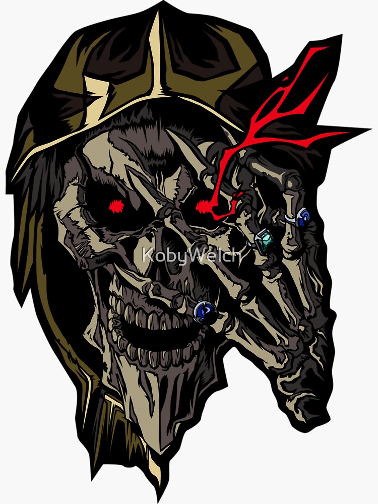 "Overlord Ainz Ooal Gown" Sticker for Sale by KobyWelch | Redbubble