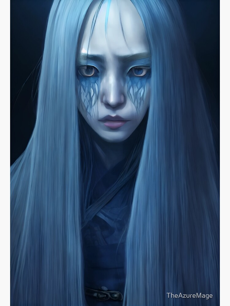 "Undead Grudge Girl" Sticker for Sale by TheAzureMage | Redbubble