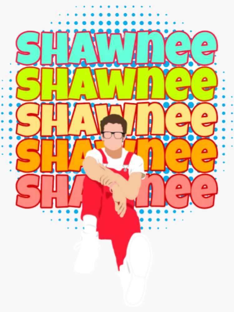 "shawnee - retro logo" Sticker for Sale by ethancook024 | Redbubble