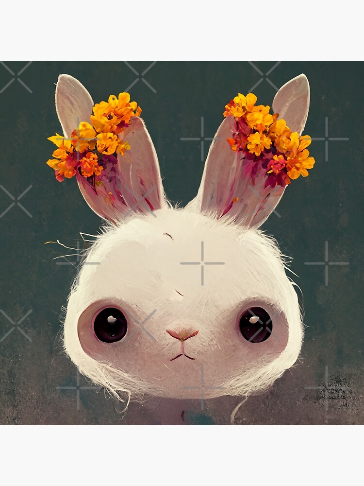 "Portrait Of A Cute Rabbit " Art Print for Sale by petshelter | Redbubble