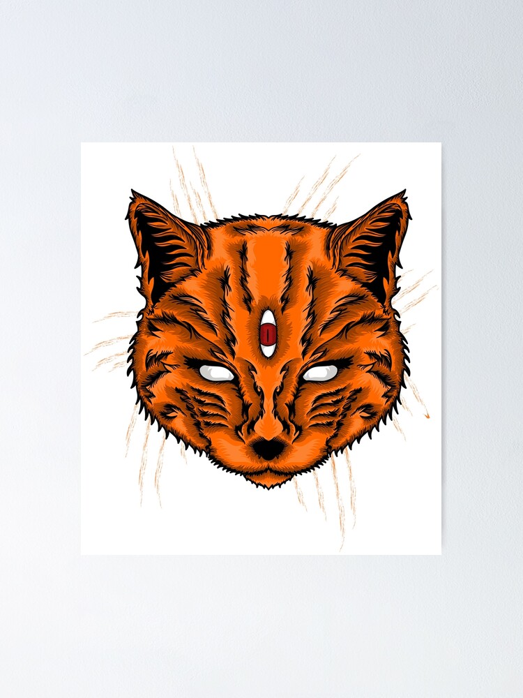 "THE ALIEN CAT" Poster for Sale by RamArts16 | Redbubble