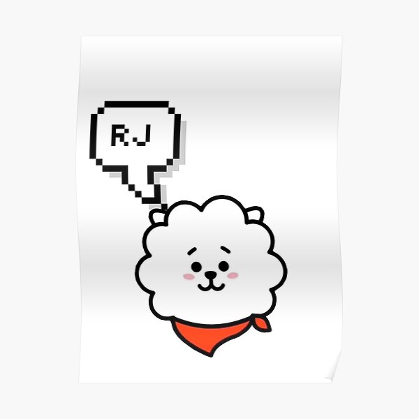 "Bts RJ Jin" Poster for Sale by Purport | Redbubble