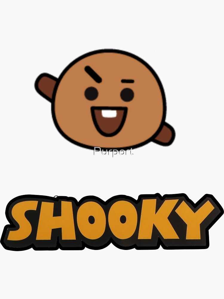 "Bts Shooky Suga" Sticker for Sale by Purport | Redbubble