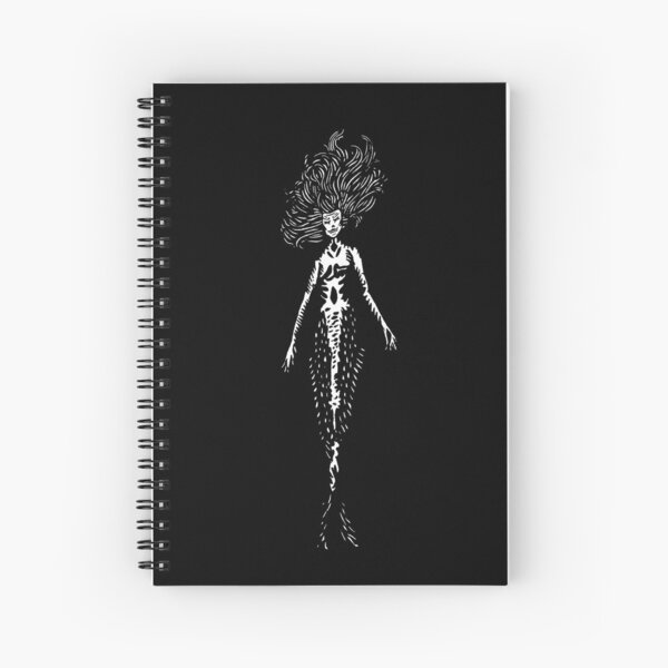 "The Siren from the depths of the Mariana Trench" Spiral Notebook for ...