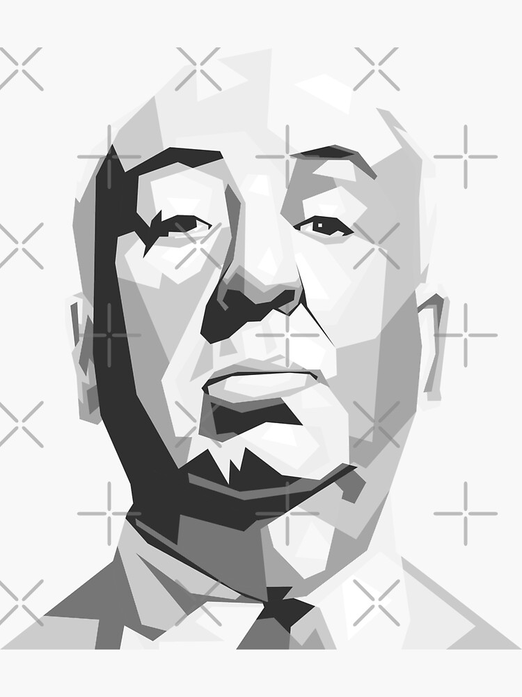 "Rare Design alfred hitchcock," Sticker for Sale by kambil-ijo | Redbubble