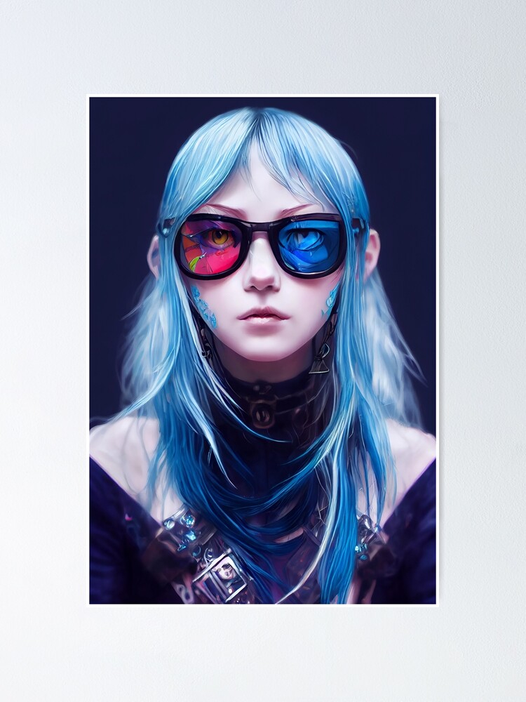 "Neon Punker Éclair" Poster for Sale by TheAzureMage | Redbubble