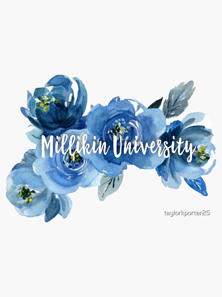 "Millikin University" Sticker for Sale by taylorkporter25 | Redbubble
