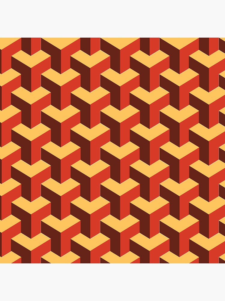 "Tri-color pattern 01" Sticker for Sale by peterscarfo | Redbubble