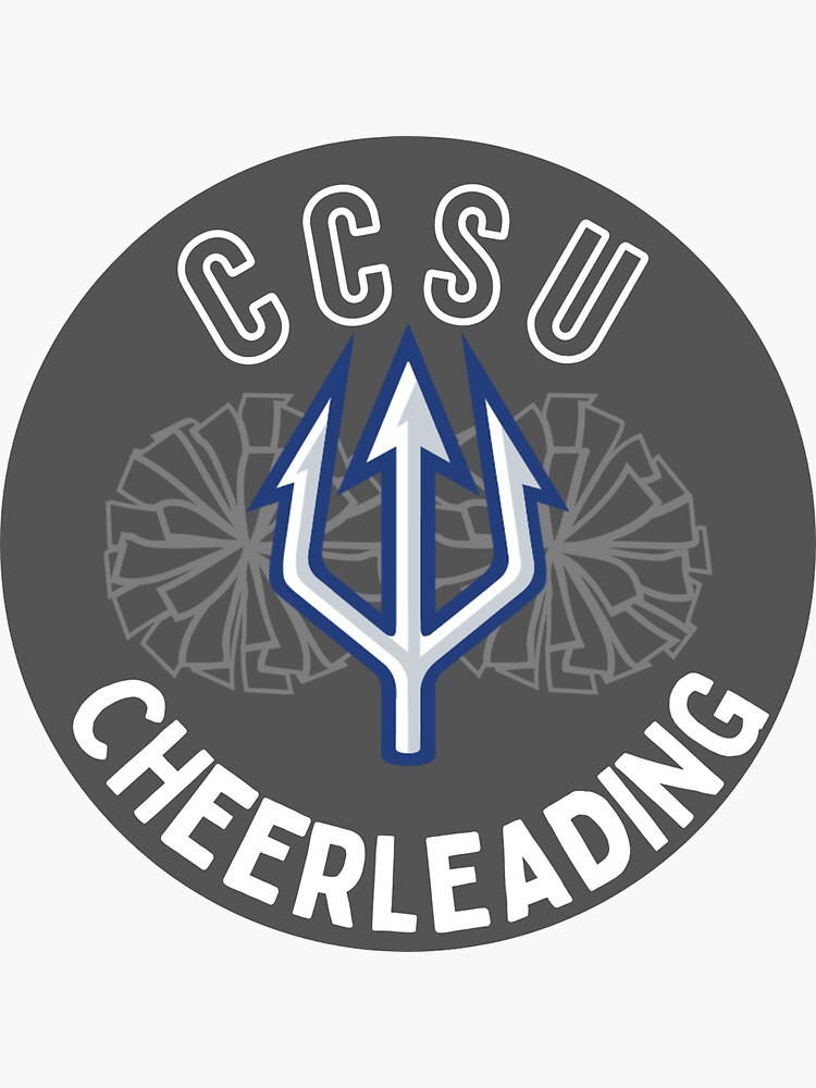"ccsu cheerleading" Sticker for Sale by mackbeebe | Redbubble