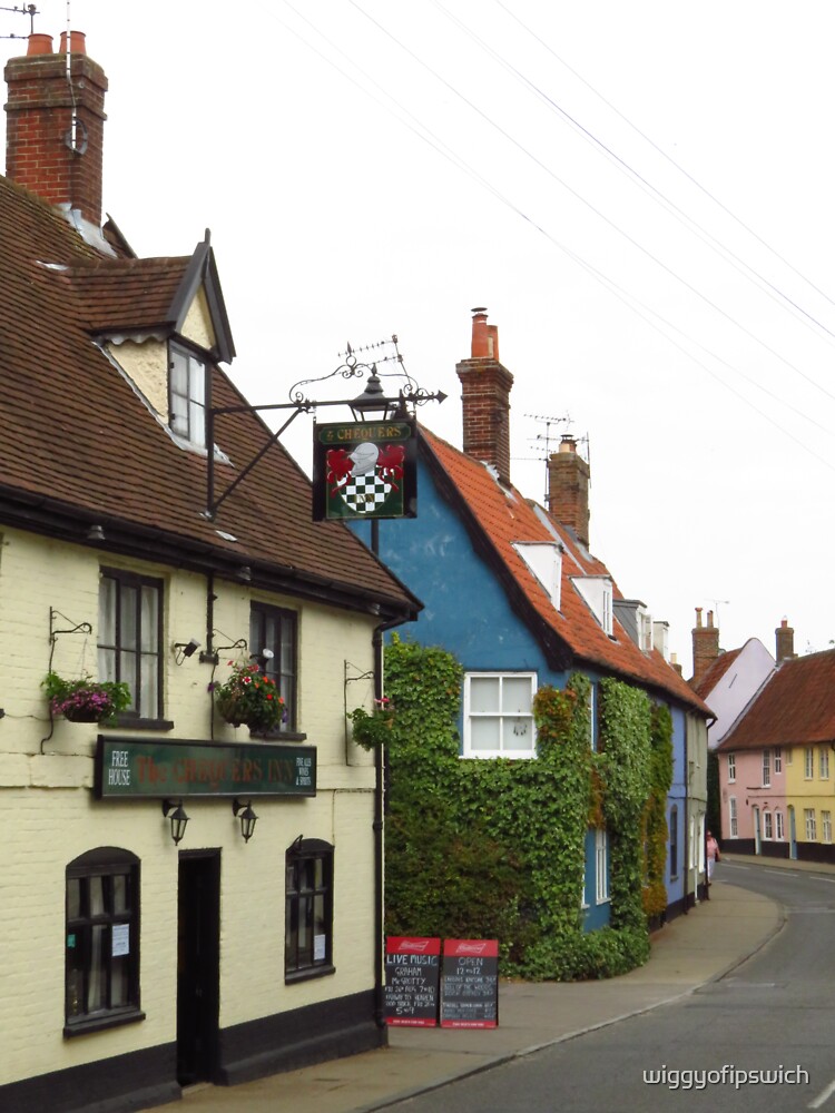 "Chequers Inn, Bridge Street, Bungay, " Sticker for Sale by ...