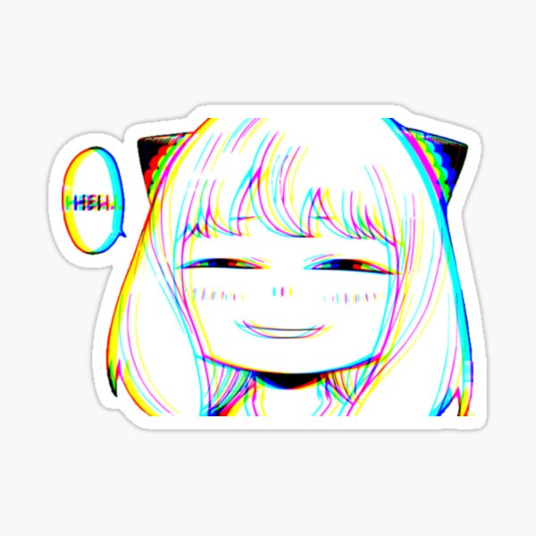 "SpyxFamily Anya Face" Sticker for Sale by BSaniman | Redbubble