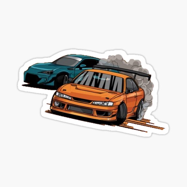 "Japan drifting art" Sticker for Sale by TaylorsGallery | Redbubble