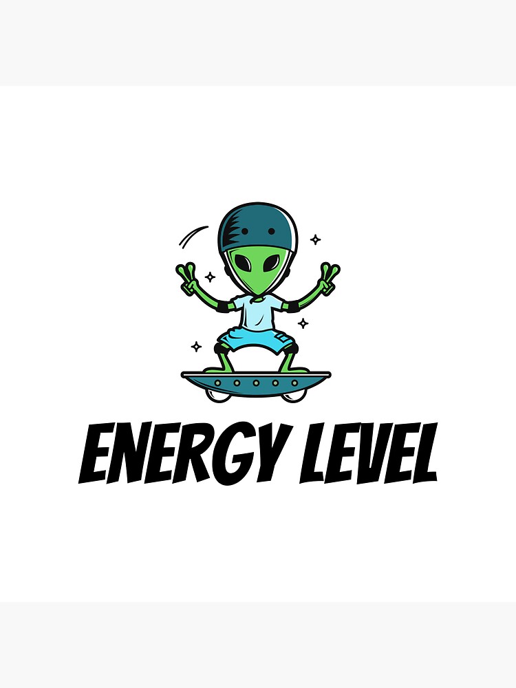 "Energy level" Sticker for Sale by Lazer-Designs | Redbubble