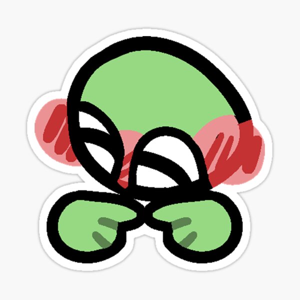 "Flustered Frog" Sticker for Sale by daffodilcaptain | Redbubble