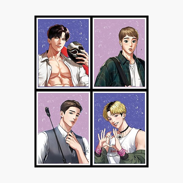"Yaoi manhwa manhua bj alex characters" Photographic Print for Sale by ...