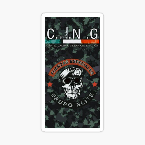 Pegatina «CJNG Cartel Jalisco Nueva Generación Fuerzas Especiales Grupo ...