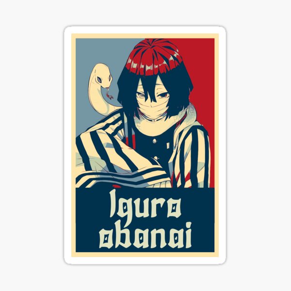 "Obanai Demon Hunter - Serpent Hashira" Sticker for Sale by ...