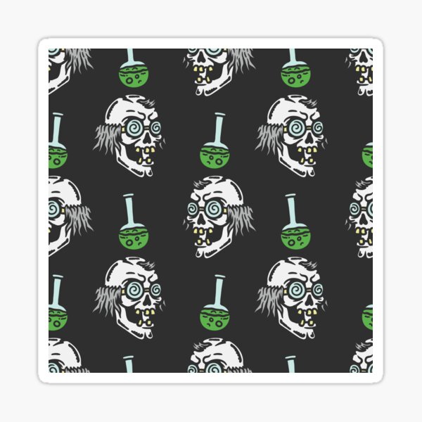 "Science Skulls Spooky Design" Sticker for Sale by insanitysaint05 ...