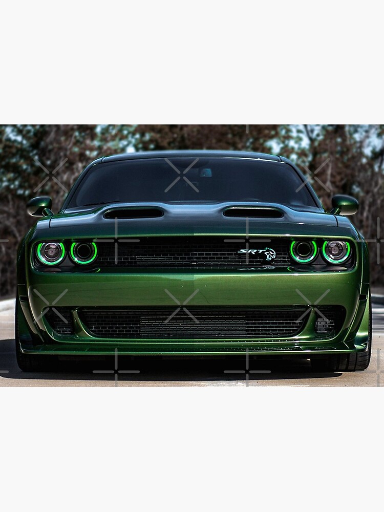 "Dodge chllenger Srt hellcat redeye green hellcat redeye widebody car ...