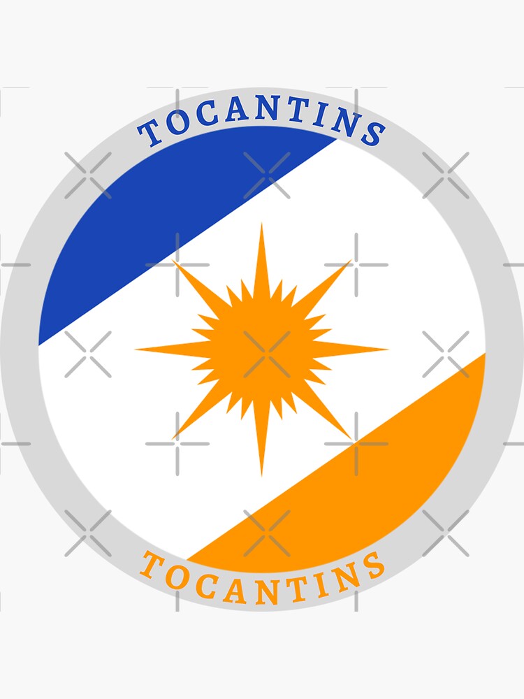 "Brazilian State of Tocantins" Sticker for Sale by FedSherDesign ...