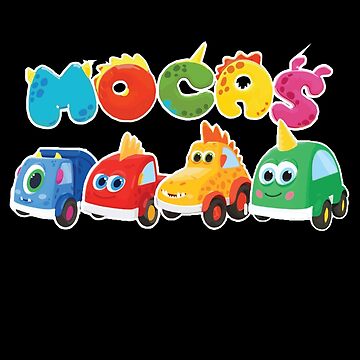 "Sing with Mocas little monster cars " Kids T-Shirt for Sale by ...