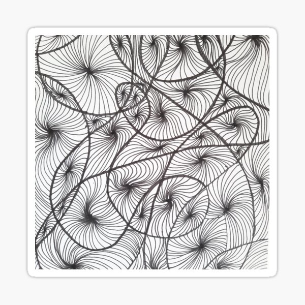 "Minimalist Lineart" Sticker for Sale by DiensDesign | Redbubble